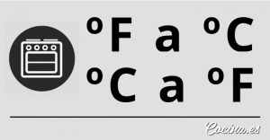 Tabla de conversión de temperatura