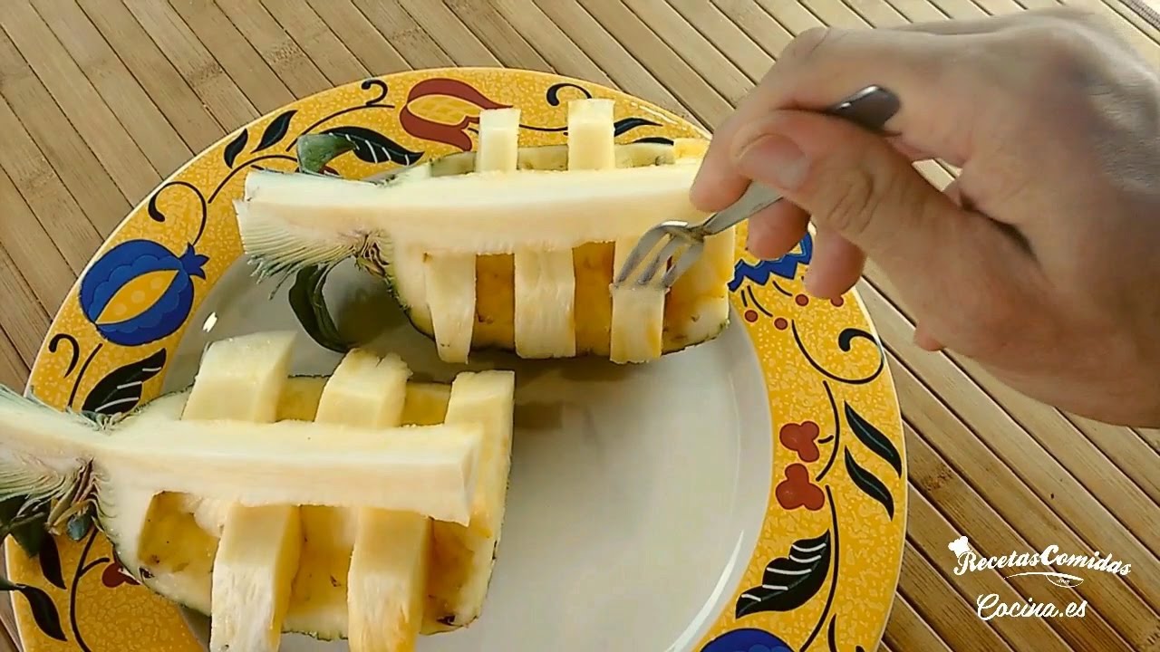 Cómo cortar una piña con estilo en 6 pasos - Cocina.es